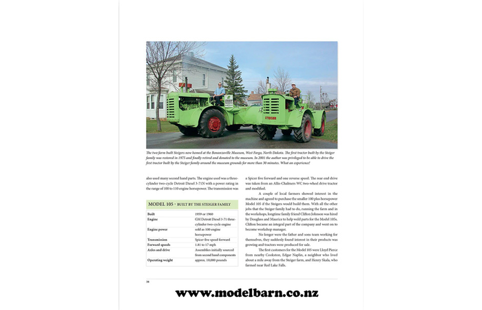 The Green Steiger Tractor Story Book - New Arrivals-Other Items : Model ...