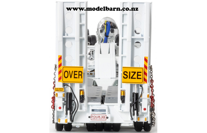 1/50 Drake 2x8 Dolly & 4x8 Swingwing Low Loader Trailer (White ...