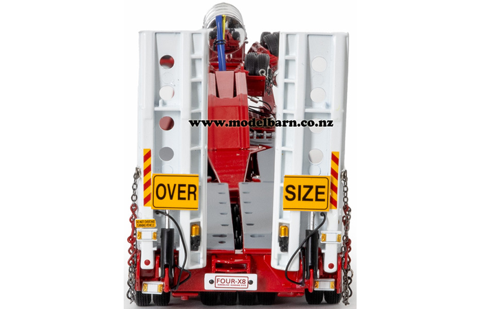 1/50 Drake 2x8 Dolly & 4x8 Swingwing Low Loader Trailer (Rosso Red ...
