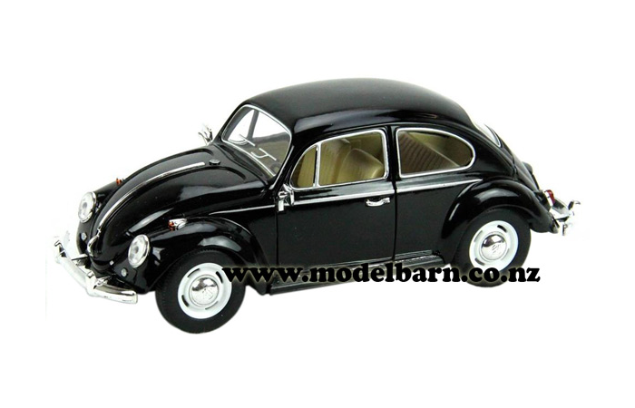1/24 VW Beetle (1967, black) - Vehicles-Volkswagen : Model Barn - Kinsmart