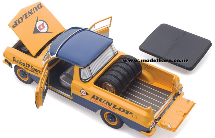 1/18 Holden EH Ute (orange & blue) "Dunlop" - Vehicles-Holden : Model ...