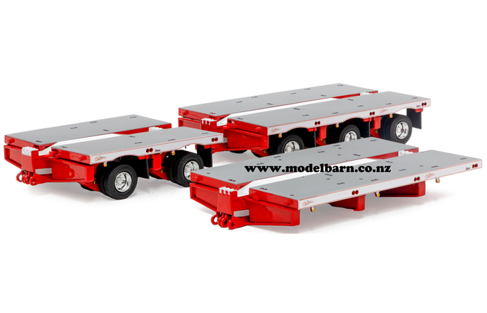 1/50 Drake 2x8 Dolly & 12x8 Steerable Low Loader Trailer "Bowers Heavy ...