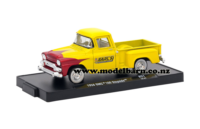 1/64 GMC 100 Stepside Pick-Up (1958, yellow & red) - Vehicles-Chevrolet ...