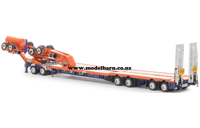 1/50 Drake 2x8 Dolly & 4x8 Low Loader Trailer (Orange & Blue) - New ...