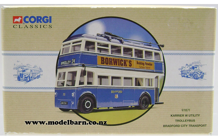 Karrier W Utility Trolleybus "Bradford City Transport" - Vehicles-Buses ...