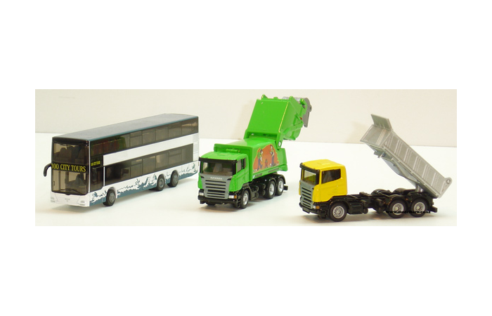 1/87 Scania Tip Truck, Rubbish Truck & MAN Coach - Vehicles-Buses ...