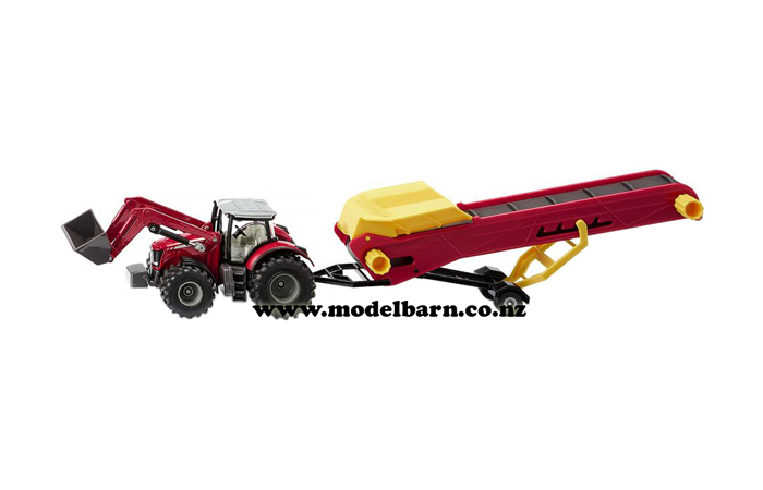 1/50 Massey Ferguson 8690 Dyna VT with Loader & Converyor Belt - Farm ...