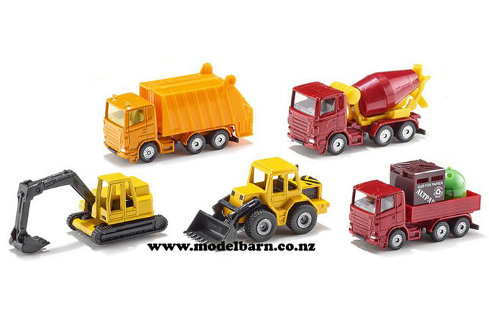 Construction Vehicle Assortment Set (5) - Trucks & Trailers-Scania ...