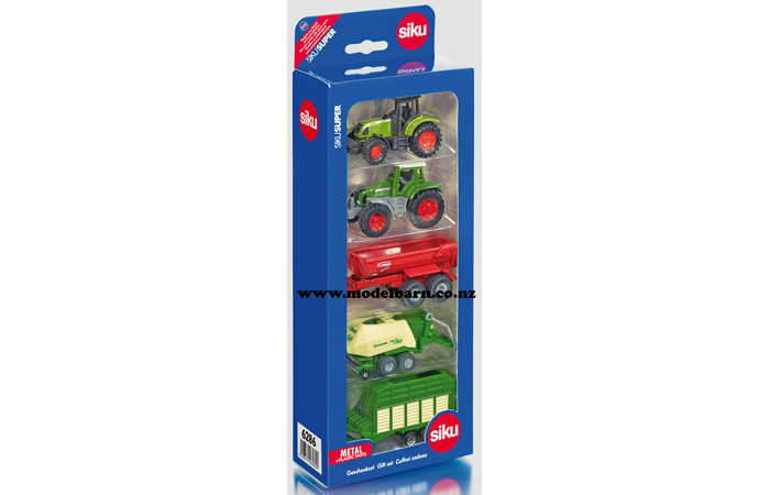Tractors & Implements Assortment Set (5) - Farm Equipment-Claas : Model ...