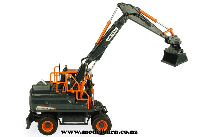 1/50 Doosan DX160W Wheel Excavator "Black Edition" - Construction ...
