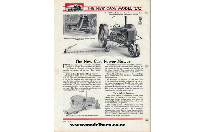 Case CC Tractor Brochure 1931 - Books & Brochures-Sales Brochures-Case ...