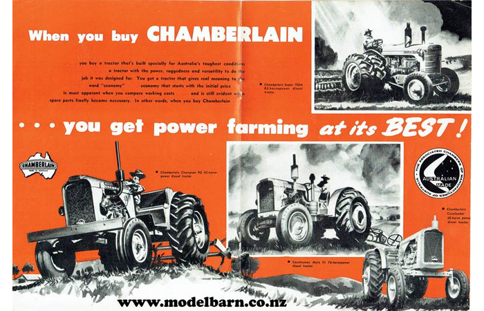 Chamberlain Tractors & Implements Brochure - Books & Brochures-Sales ...