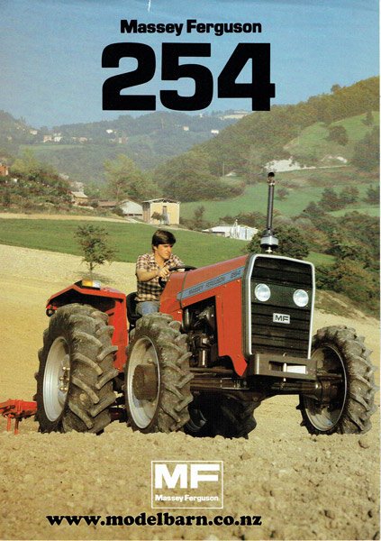 Massey Ferguson 254 Tractor Spec Sheet Brochure 1984 - Books ...