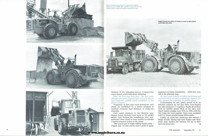 The Dealer Caterpillar Magazine September 1970 - Books & Brochures ...