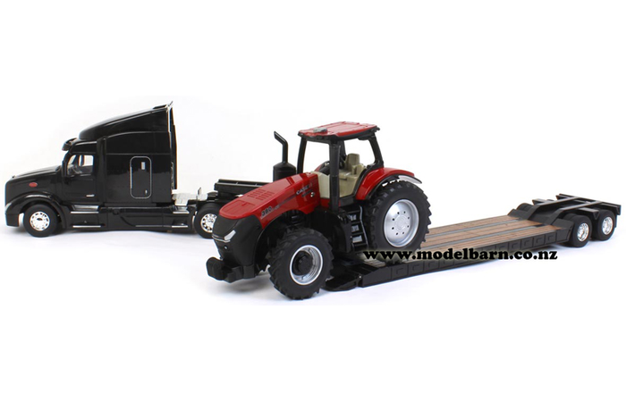 1/32 Case-IH Magnum 380 AFS Connect & Peterbilt 579 Low Loader - Farm Equipment-Case IH : Model ...