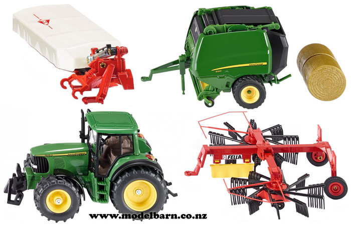 1/32 John Deere 6920S & Implements Combo - Farm Equipment-John Deere ...