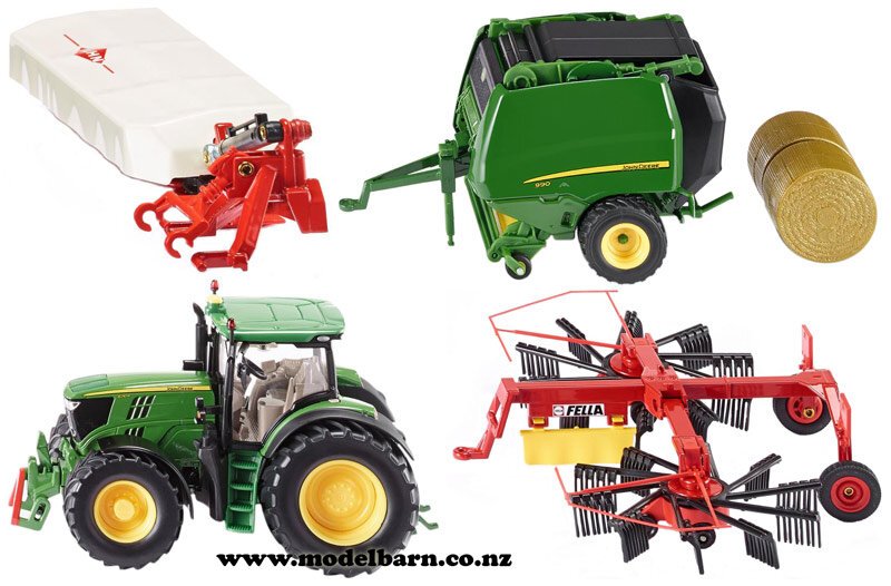 1/32 John Deere 6210R & Implements Combo - Farm Equipment-John Deere ...